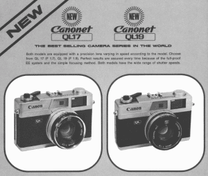 Canon Canonet G-III QL17 Camera Review • scott locklear